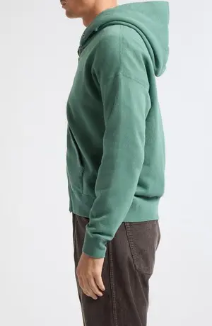 Visvim Jumbo Full Zip Hoodie - Green