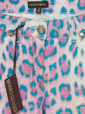 Roberto Cavalli Leopard-print Jeans