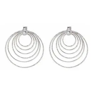 KARIZIA MX Eco Earrings - Silver/white