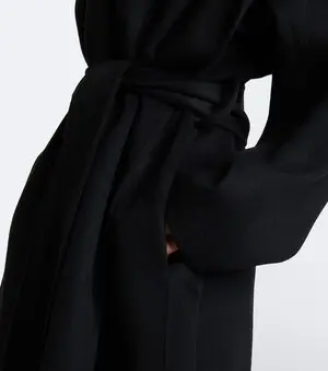 TOTEME Hooded Wool Wrap Coat