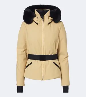 Goldbergh Hida Belted Ski Jacket Yellow