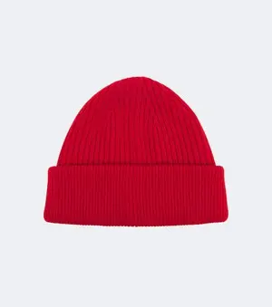 Loewe Embroide Ribbed-knit Wool Beanie