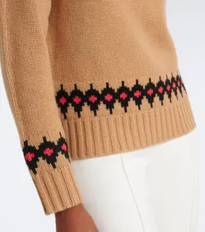 Bogner Ingrid Fair Isle Cashmere Turtleneck Sweater - Multicoloured