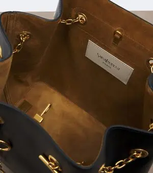 Saint Laurent Le Sailor Small Leather Bucket Bag