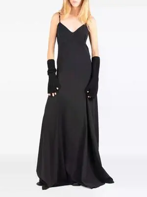 SOCIETE ANONYME Long Island V-neck Wool Maxi Dress