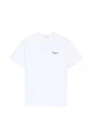 Givenchy T-shirt In Cotton With Stamp Print - White