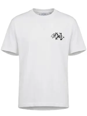 Off-White T-shirt Stroke 2 Arrow Skate S/s - White