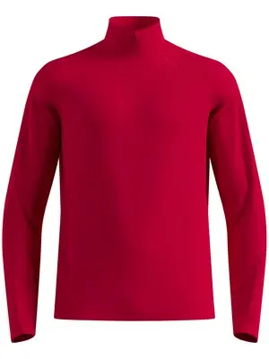 ODLO Essential Warm Half Zip - Red
