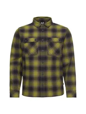 JACK WOLFSKIN Baja Flannel Shirt - Blue