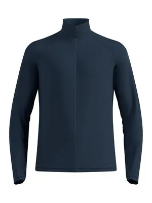 ODLO Essential Warm Full-zip Fleece - Blue