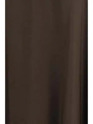 Brunello Cucinelli Flute Virgin Wool And Viscose Twill Skirt - Brown
