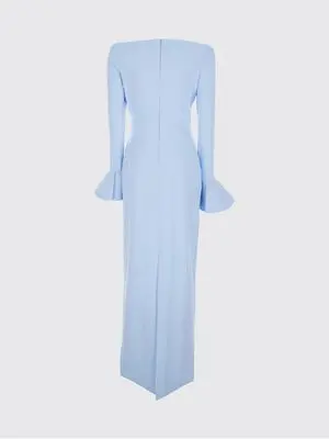 Solace London Long Cri�pe Dress