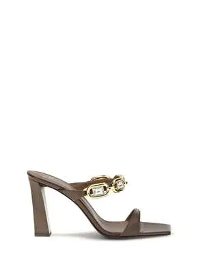 GIUSEPPE ZANOTTI Muse Mules Sandals - Brown