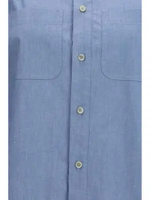 Loro Piana Korinne Cotton And Silk Shirt - Blue