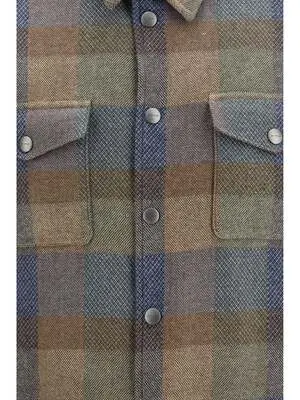 Etro Wool And Cashmere Check Shirt - Multicolor