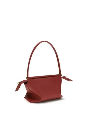 Loewe Whisker Glazed Calfskin Shoulder Bag - Red