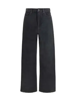 Balenciaga High-rise Straight-leg Jeans - Black