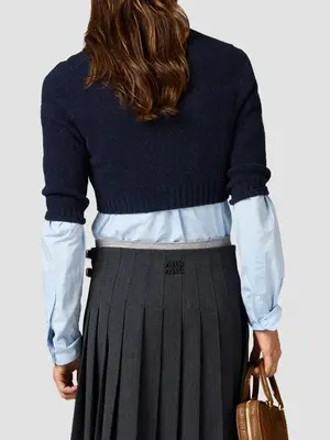 Miu Miu Wool And Cashmere Cardigan