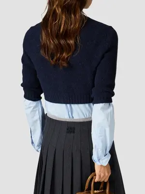 Miu Miu Wool And Cashmere Cardigan
