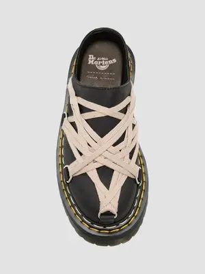Rick Owens X Doc Martens Quad-sole Megalace Mules