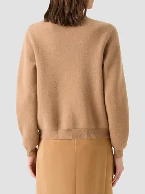 Akris Cashmere Piqué Boxy Cardigan