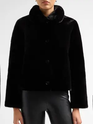 Generation Love Delphine Reversible Faux Fur Jacket