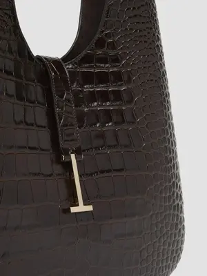 TOM FORD Arc Croc-embossed Mini Bag