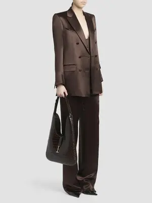 TOM FORD Arc Croc-embossed Mini Bag