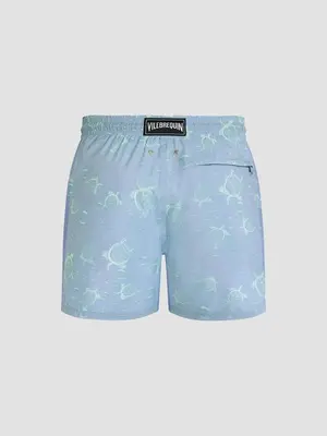 Vilebrequin Bubbles Turtles 3d Print Swim Shorts