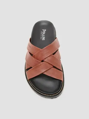POLLINI Leather Mules