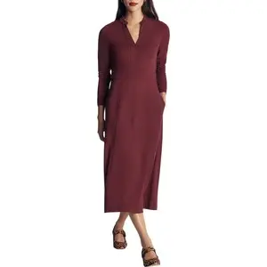 Boden Alex Ponte Contrast Midi Dress