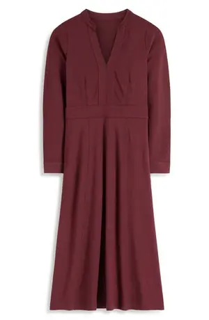 Boden Alex Ponte Contrast Midi Dress
