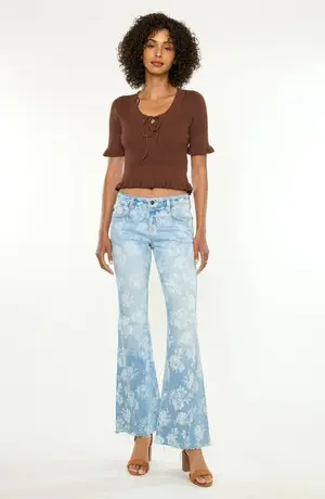KANCAN Shelby Low Rise Flare Jeans