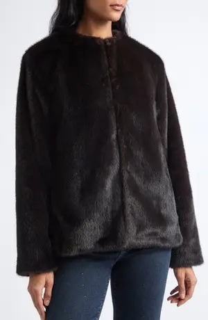 Veronica Beard Griselda Faux Fur Coat