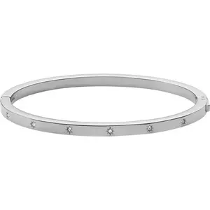 Fossil Sadie Shine Bright Bangle Bracelet - Silver