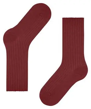Falke Cosy Wool Boot Boot Socks - Red