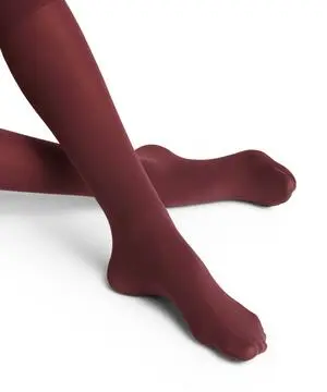 Falke Pure Matt 50 Den Knee High Socks - Red