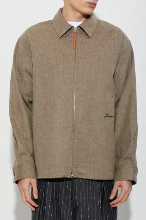 Jacquemus Wool Shirt-jacket ‘flash - Grey