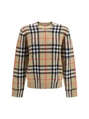 Burberry Check Cashmere Sweater - Multicolor