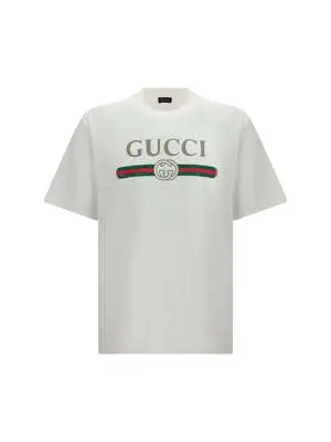 Gucci Printed Silk-blend Jersey T-shirt - Multicolor