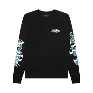 Amiri Lny Dragon Long-sleeve Tee - Black
