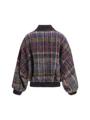 Missoni Caperdoni Check Wool Bomber - Multicolor