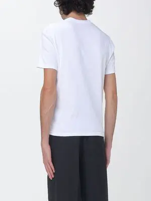 Saint Laurent Slim Fit Cotton T-shirt With Crew Neck