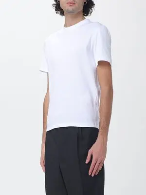 Saint Laurent Slim Fit Cotton T-shirt With Crew Neck