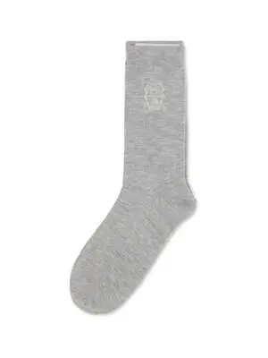Brunello Cucinelli Brunello Cucinelli Men Cotton Socks Gray