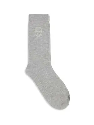 Brunello Cucinelli Cotton Socks - Gray