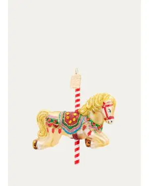 IMPULS Vintage Glass Carousel Ornat - Multi