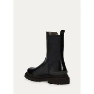 Brunello Cucinelli Leather Chelsea Boots