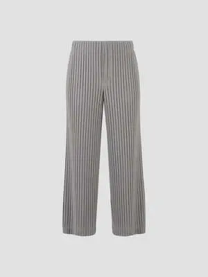 Vivetta Ully Pleated Wide-leg Trousers - Cloud Grey