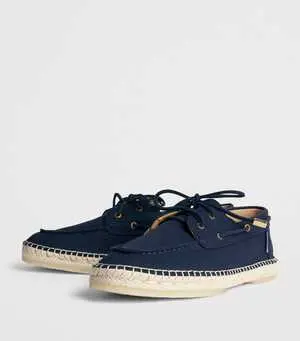 Vilebrequin Cotton Canvas Espadrille Loafers